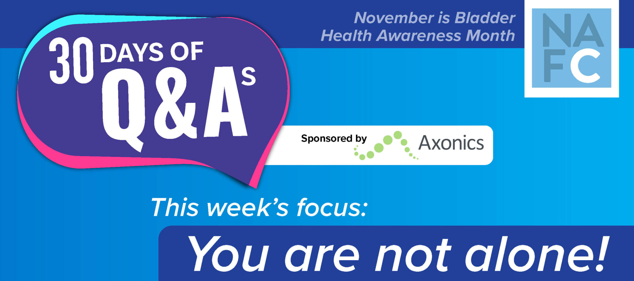 Bladder Health Awareness Month - National Association For Continence