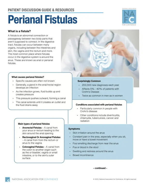 Perianal Fistula Guide - National Association For Continence